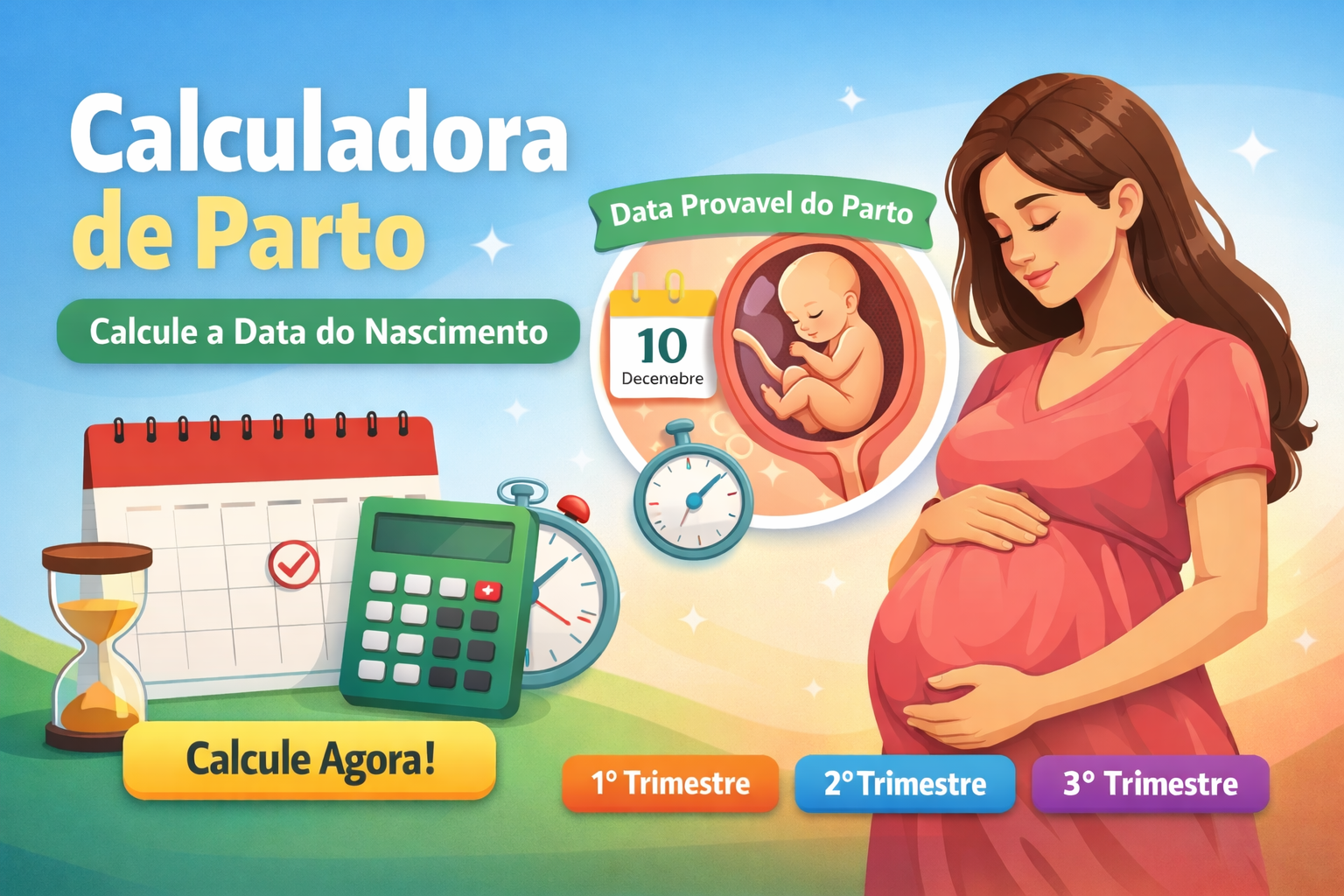 Calculadora de Parto: Como Calcular a Data do Nascimento do Bebê